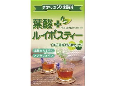 Folic Acid Rooibos Tea (2 g x 24 tea bags) ｜ DOKODEMO