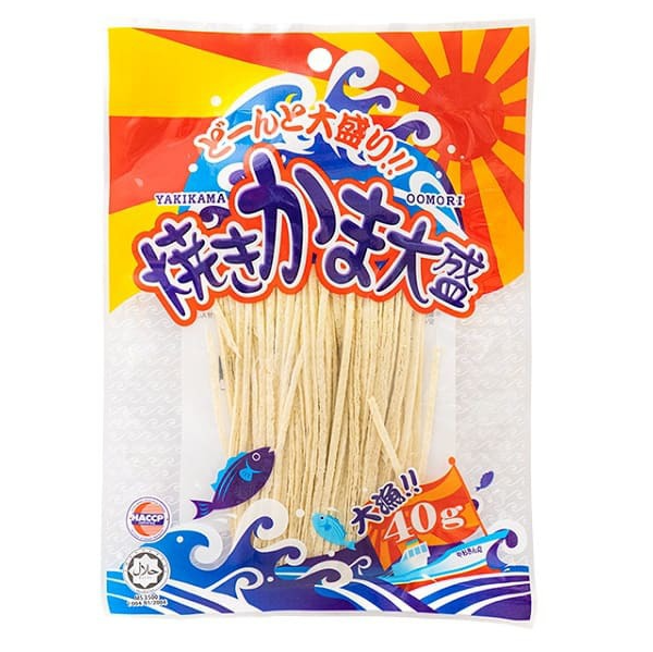 Grilled Fish Cake Snack, Large 40g ｜ DOKODEMO