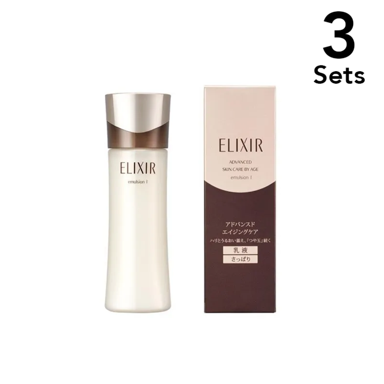 [Set of 3] ELIXIR Advanced Emulsion T I (Light) 130 mL ｜ DOKODEMO