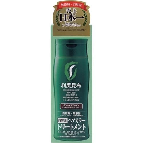 Rishiri Hair Color Treatment Dark Brown 200g ｜ DOKODEMO