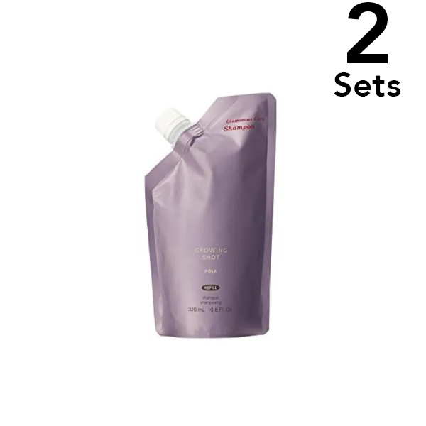 [Set of 2] POLA GROWING SHOT Glamorous Care Shampoo Refill ｜ DOKODEMO