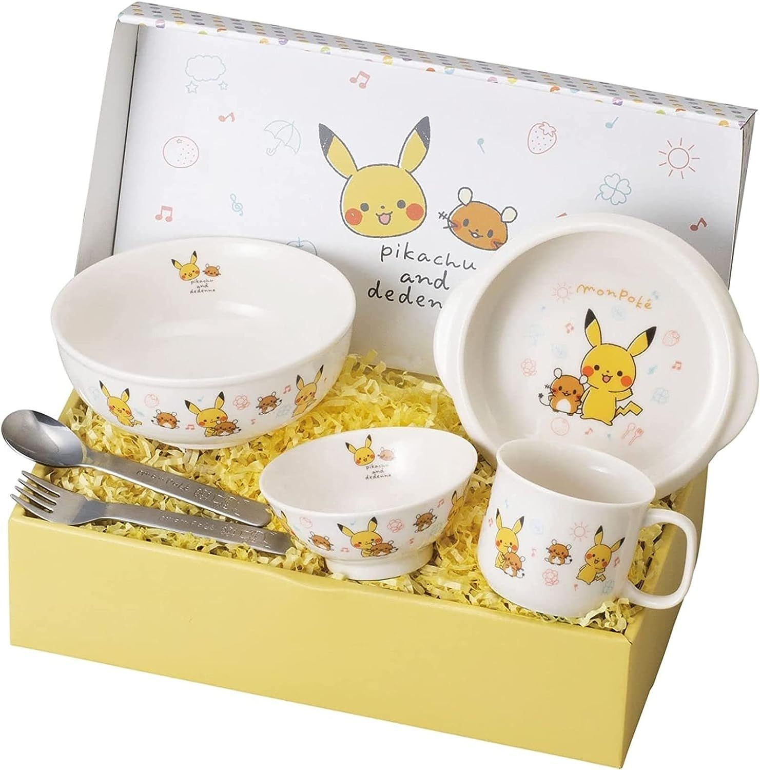 Kimjo Pottery "Pokemon" Monpoke Tableware Gift Set ｜ DOKODEMO