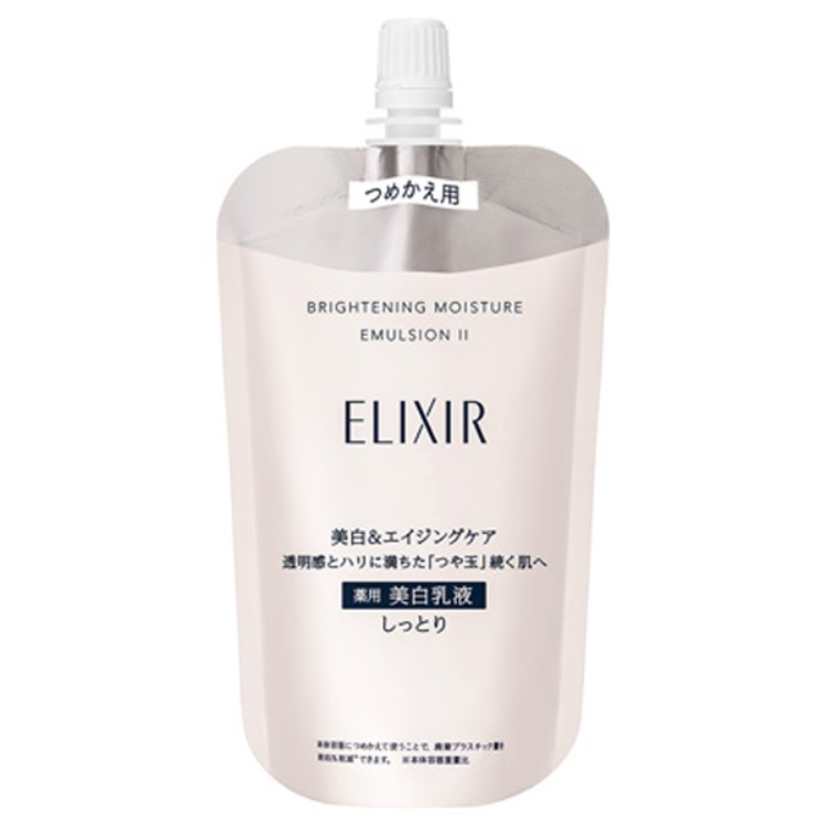 Shiseido ELIXIR WHITE Brightening Emulsion WT II Refill [Moisturizer] 110 mL ｜ DOKODEMO