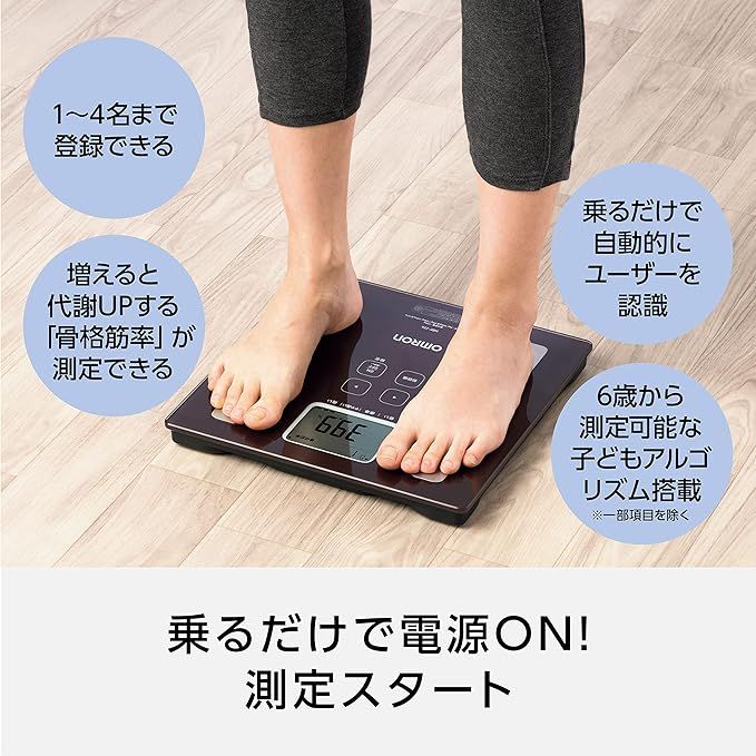 OMRON Karada Scan Body Composition Monitor and Scale HBF-236-JW ｜ DOKODEMO