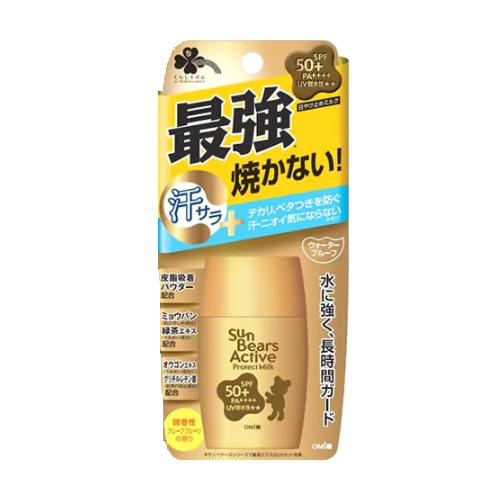 Sun Bears Active Protect Milk Lightly Scented 30g ｜ DOKODEMO