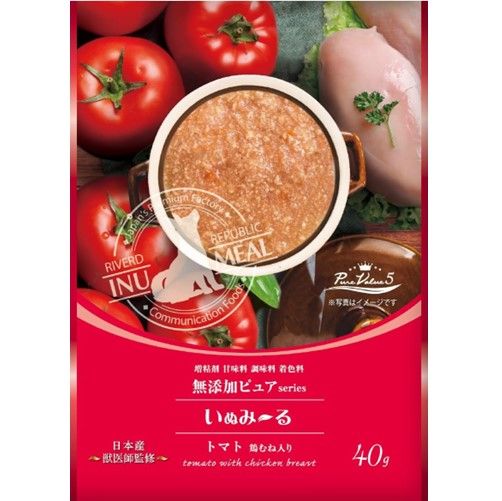 Inumiru Additive-free Pure Value 5 Tomato 40g ｜ DOKODEMO