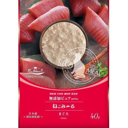 Neko Meal Additive-Free Pure PureValue5 Tuna 40g ｜ DOKODEMO