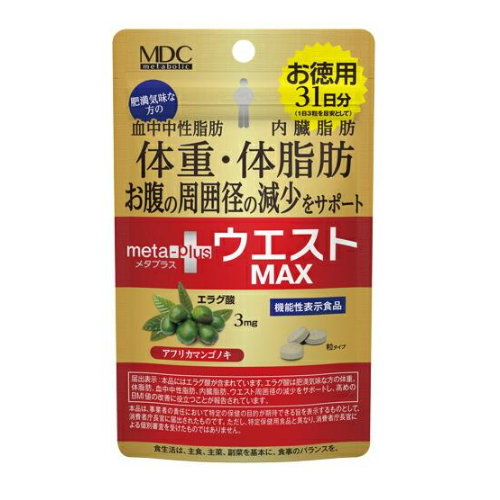MDC Meta Plus Waist Max, 93 Tablets (31-Day Supply) ｜ DOKODEMO