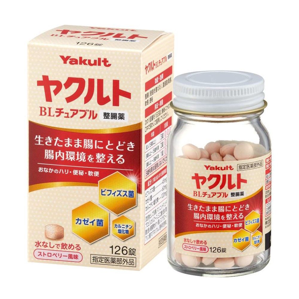【限量價格】Yakult BL 咀嚼腸藥 126粒 ｜ 多和夢
