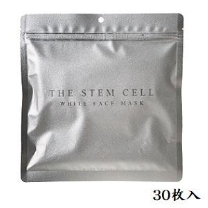 THE STEM CELL White Face Mask (30 Sheets) ｜ DOKODEMO