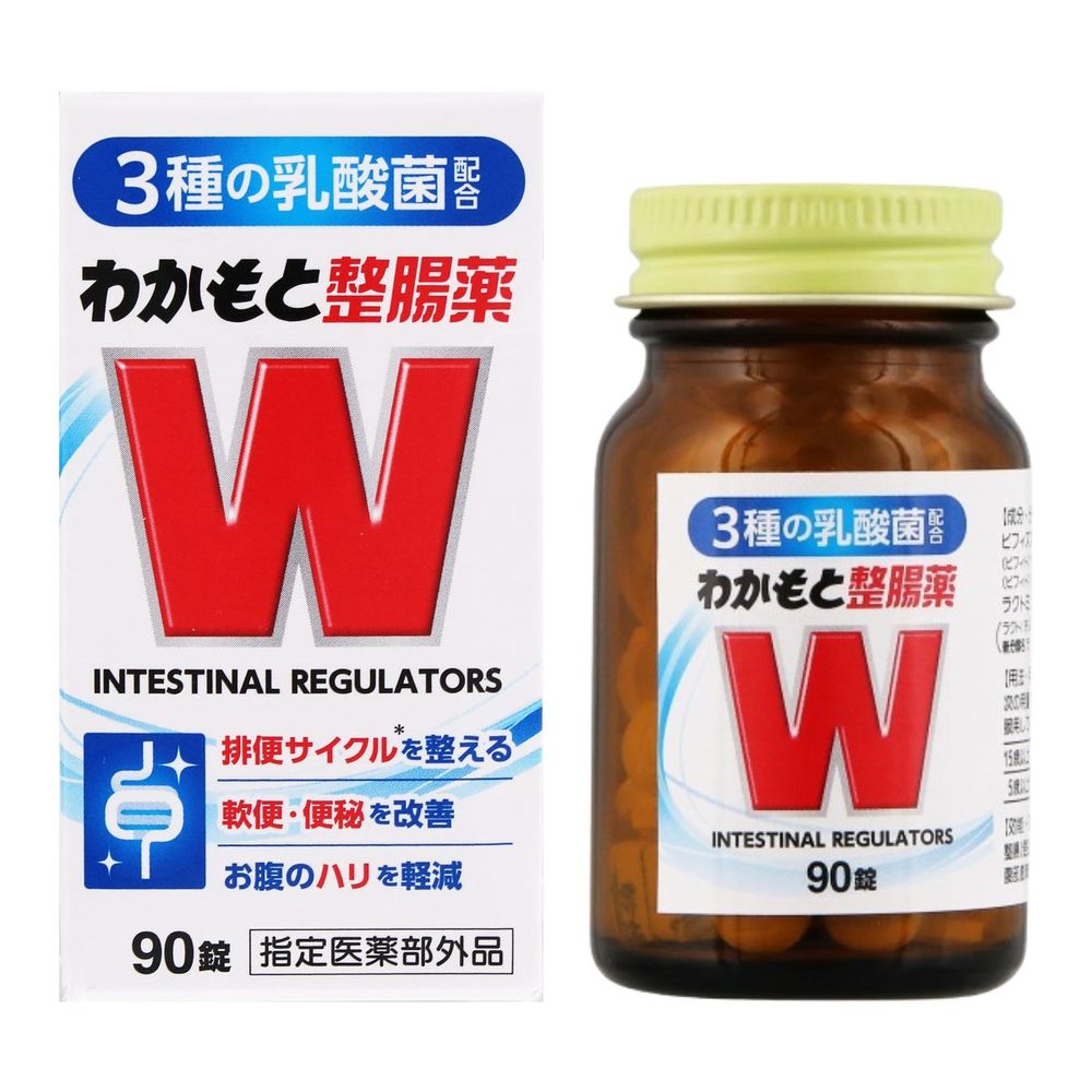 WAKAMOTO 若元 整腸藥 90錠