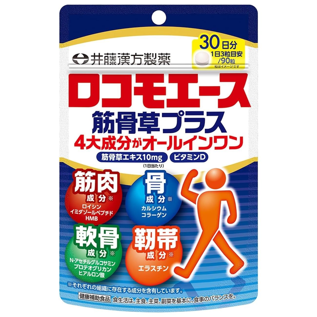 Locomo Ace Muscle and Bone Grass Plus 90 Tablets ｜ DOKODEMO