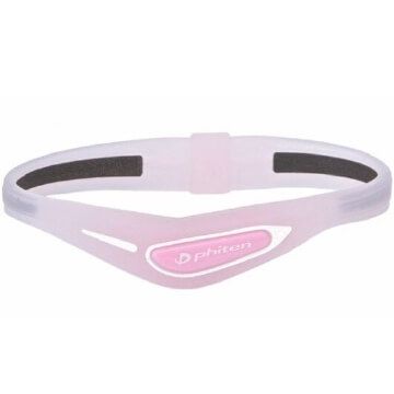 Phiten RAKUWA breath S cross-type clear pink 15cm ｜ DOKODEMO