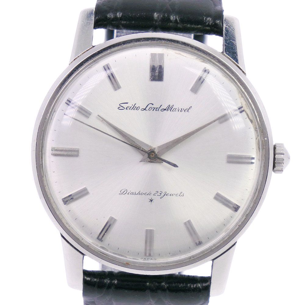 Pre-owned Seiko Road Marvel watch, cal. 5740A, 5740-1990, stainless steel and leather, manual ...