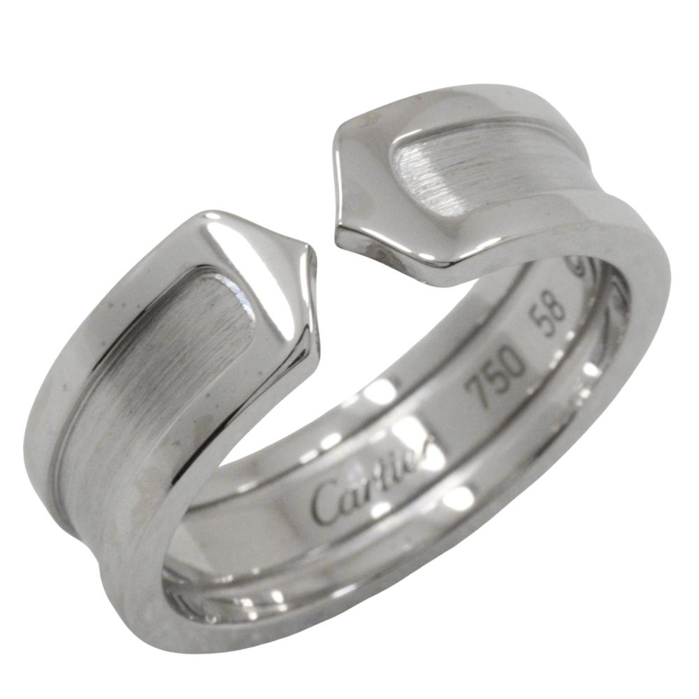 Cartier C2 ring, size 18, 2C, 18K white gold, approximately 8.8g, C2 ...