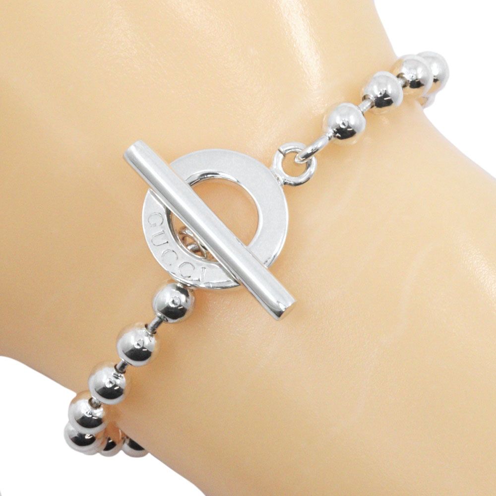 Pre-owned Gucci toggle bracelet in 925 silver, made in Italy ...