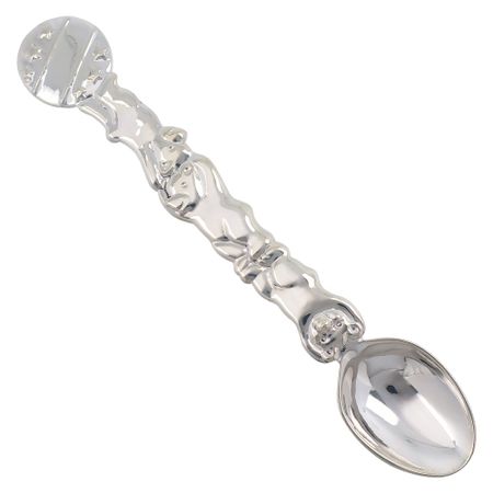 Tiffany & Co. Baby Spoon, Cutlery, Teddy Bear, 925 Sterling Silver, Pre ...