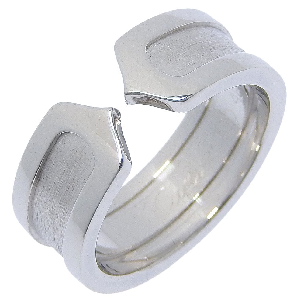 Cartier C2 ring, size 8, 18K white gold, approximately 7.2g, C2, women ...