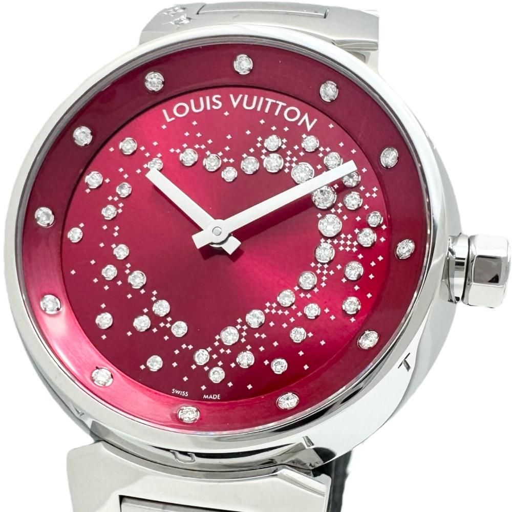 LOUIS VUITTON/ Louis Vuitton Tambour Attraction Q13M2 Women's Stainless ...