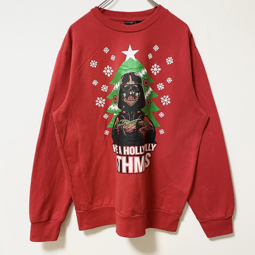 Used Star Wars long-sleeved official print sweatshirt, red, size L ...
