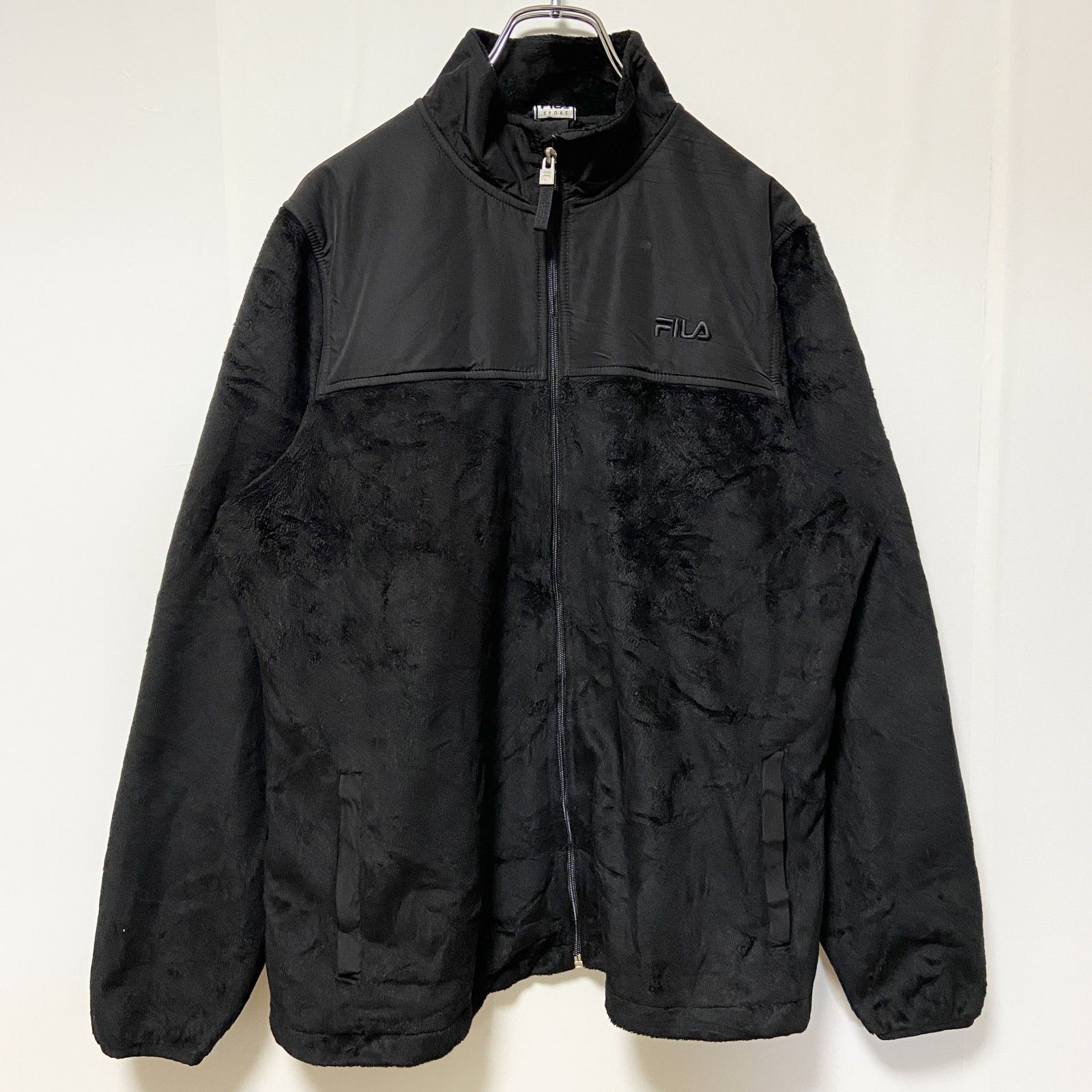 Used FILA long-sleeved full-zip fleece jacket with a single logo ...