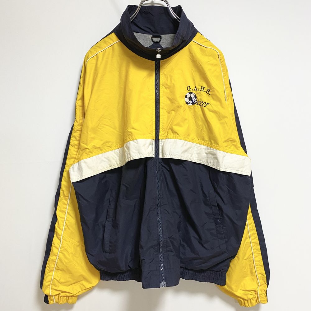 Used Holloway long-sleeved high-neck nylon jacket with soccer ...