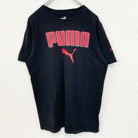 Used PUMA short-sleeved big logo print T-shirt, crew neck, sportswear ...