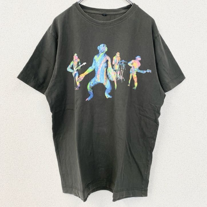 Used COLDPLAY short-sleeved band print T-shirt, retro design, crew neck ...