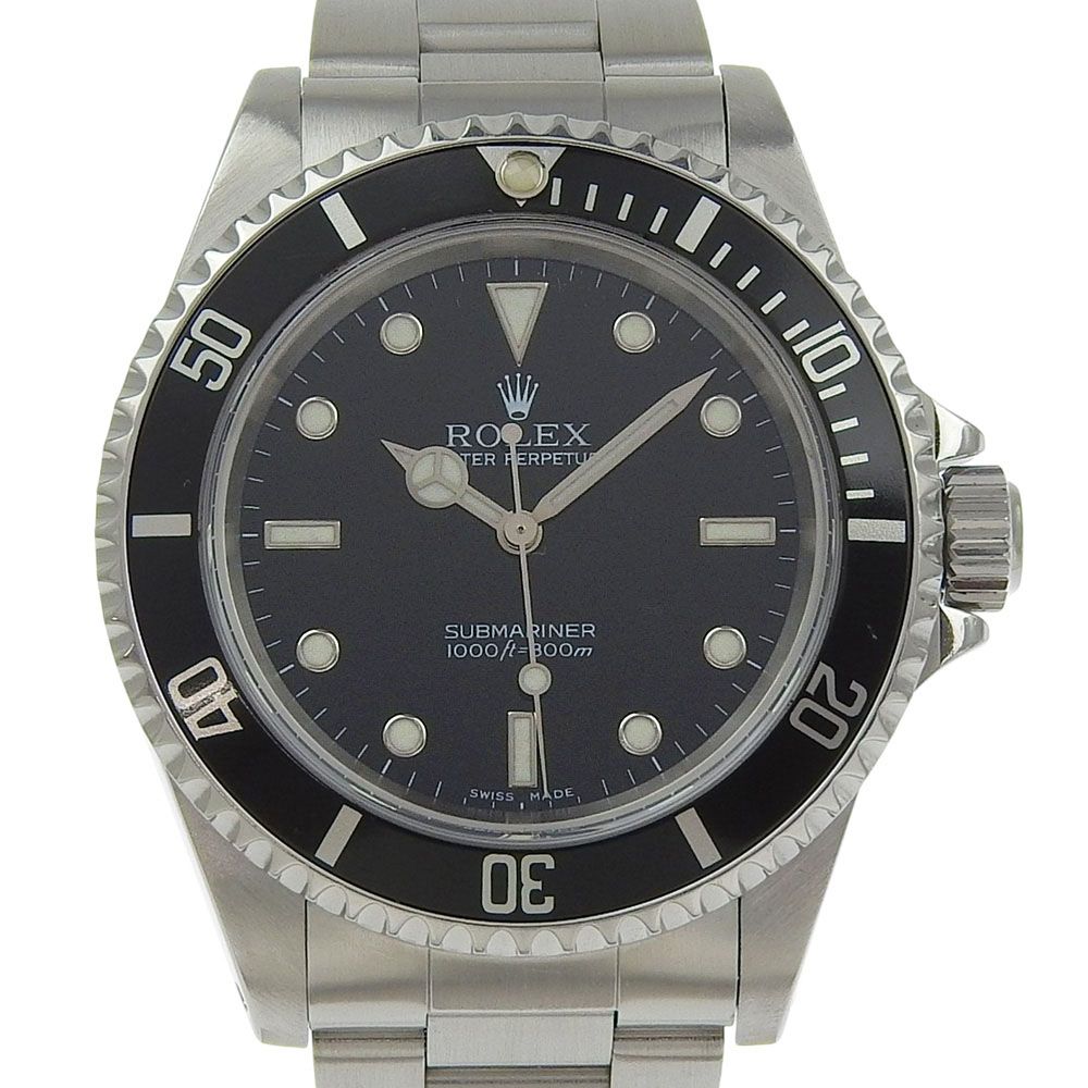 Pre-owned ROLEX Submariner watch, caliber 3130 14060M, stainless steel ...
