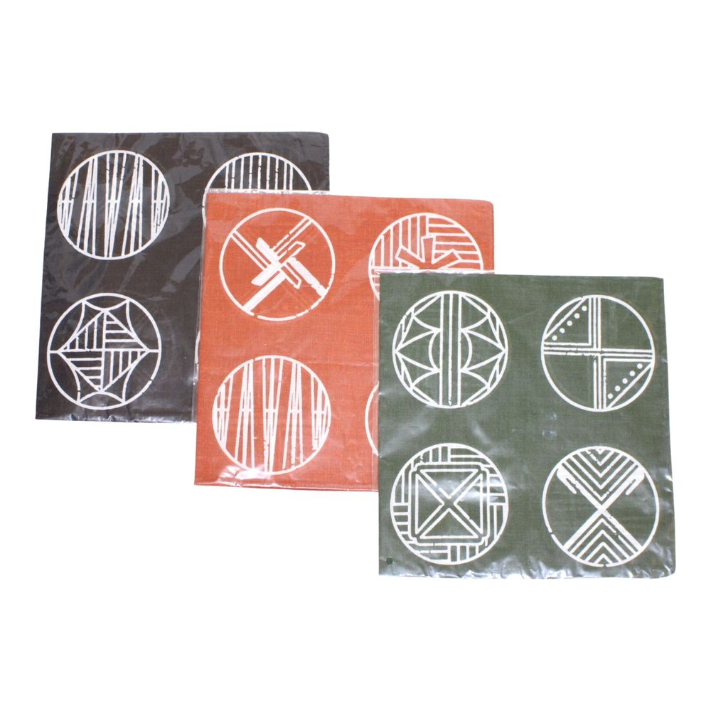 Snow Peak LS 京都嵐山限定版風呂敷（齒輪圖案）小號，3 件組 (LSK-AC-20SU002) | 日本二手精品 ｜ 多和夢