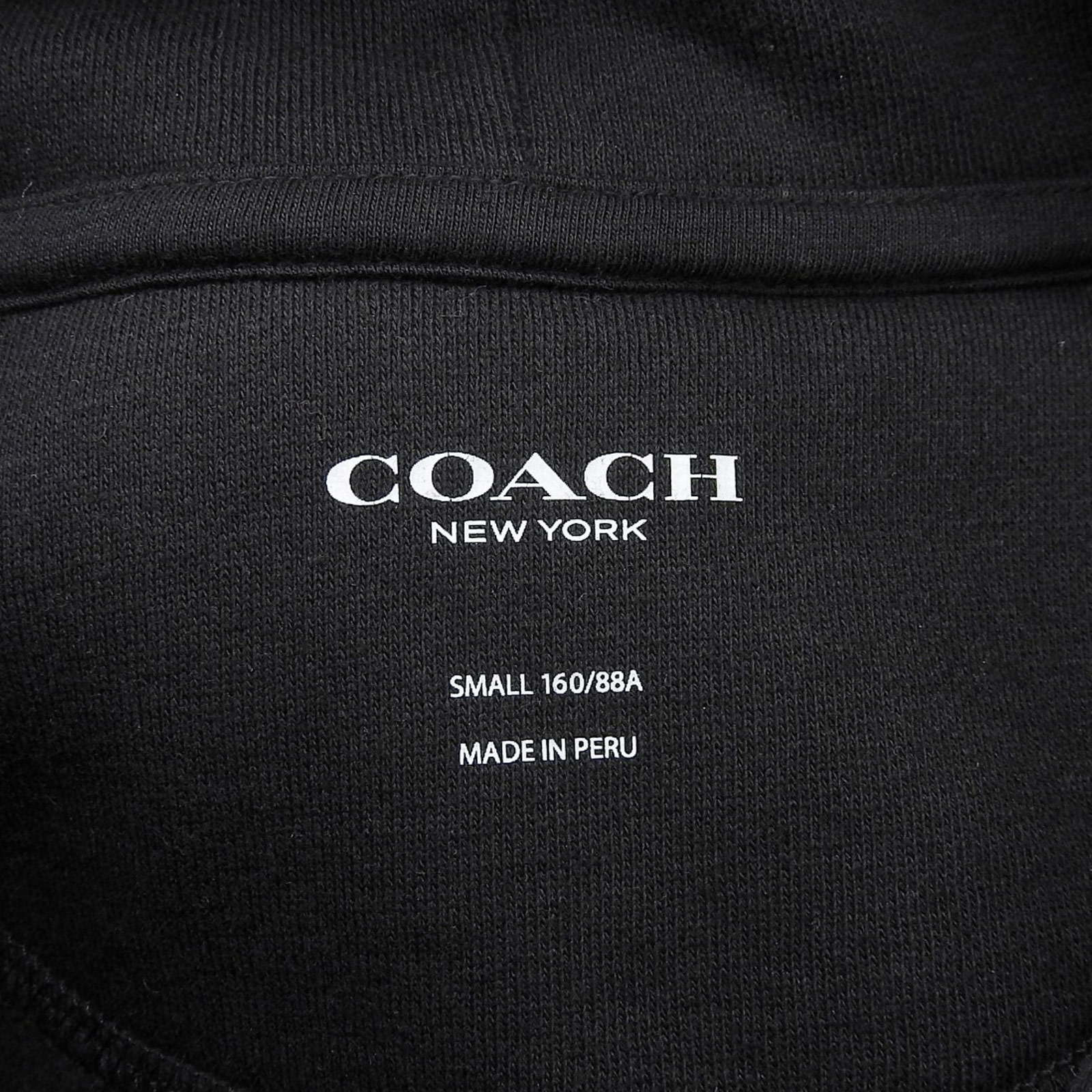 極美品△COACH コーチ 2020年製 コットン シグネチャーロゴプリント 裏