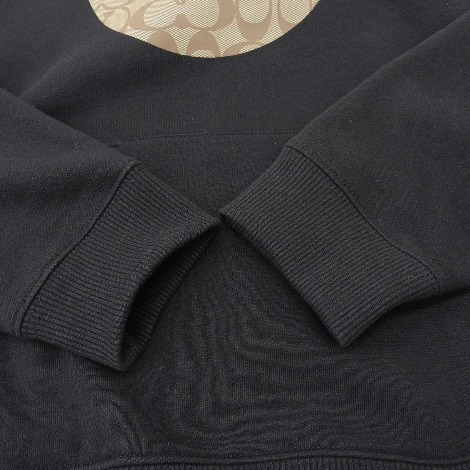 極美品△COACH コーチ 2020年製 コットン シグネチャーロゴプリント 裏