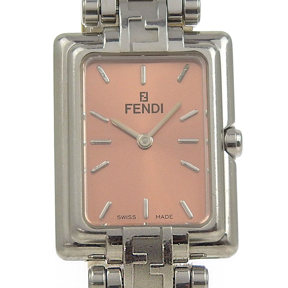 Pre-owned FENDI Olologi women's watch, 710L stainless steel, quartz ...