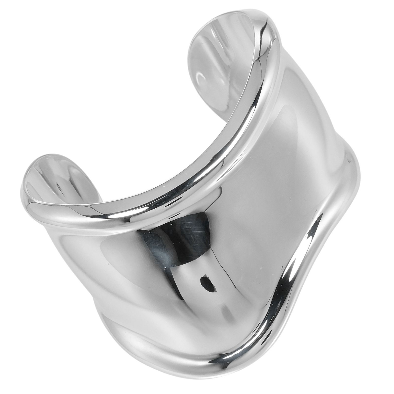 Tiffany & Co. Bone Cuff Small Bangle, 925 Sterling Silver, Approx. 55g ...