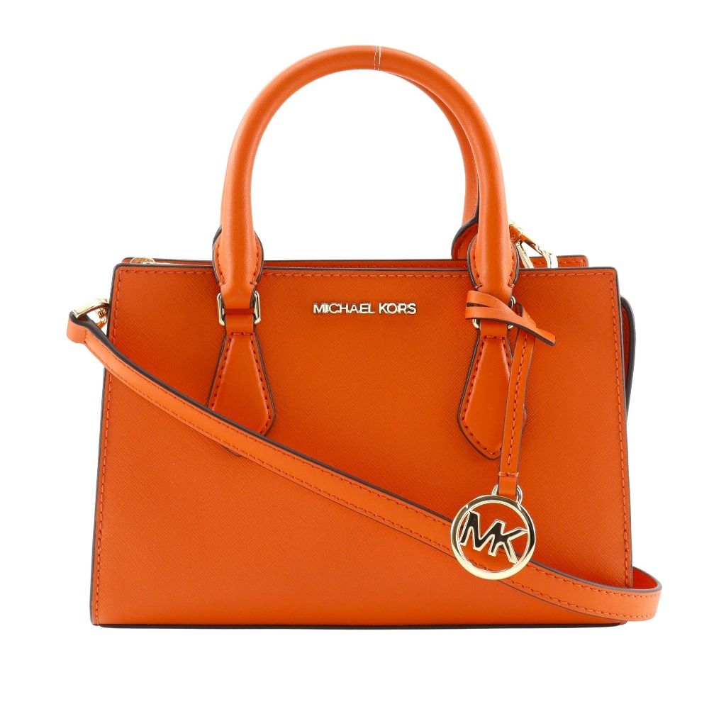 Michael Kors SHEILA 2-Way Shoulder Bag, 35S3G6HS5L, Calfskin, Orange ...