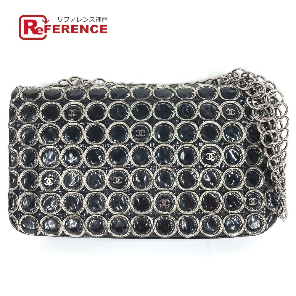 CHANEL 1224**** Circle Stitch CC Coco Mark Logo Shoulder Bag | 日本二手精品 ...