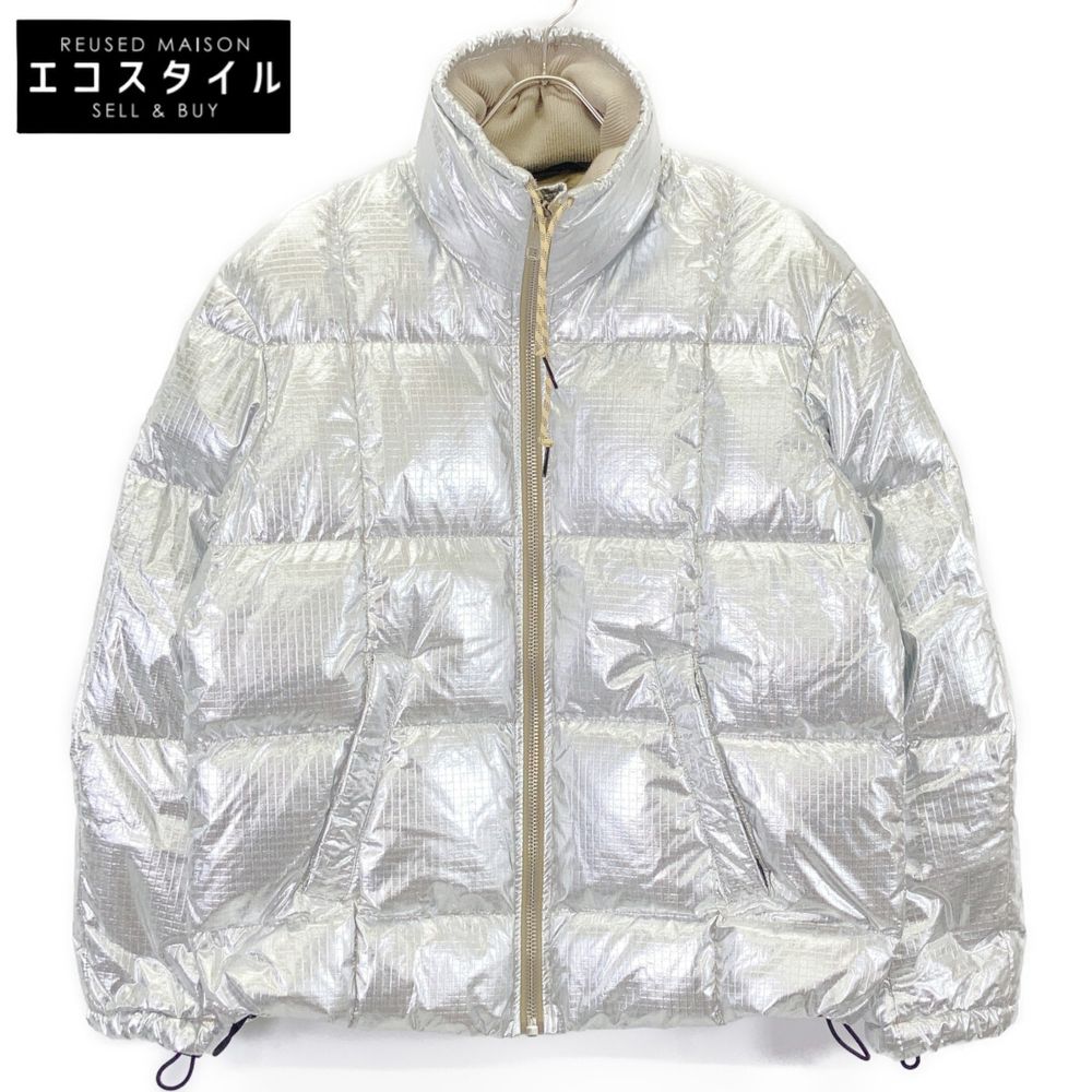 Diesel A03145 銀領拉鍊尼龍羽絨服，XS 碼 | 日本二手精品 ｜ 多和夢