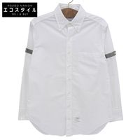Tom Braun Gray Armband Cotton Long Sleeve Shirt, Men's, White, Size 5 ...